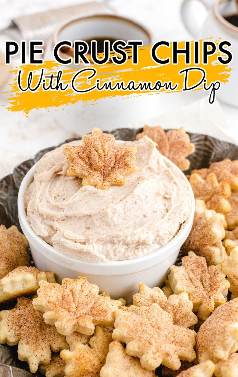 Pie Crust Chips with Cinnamon Dip - Pass the Dessert