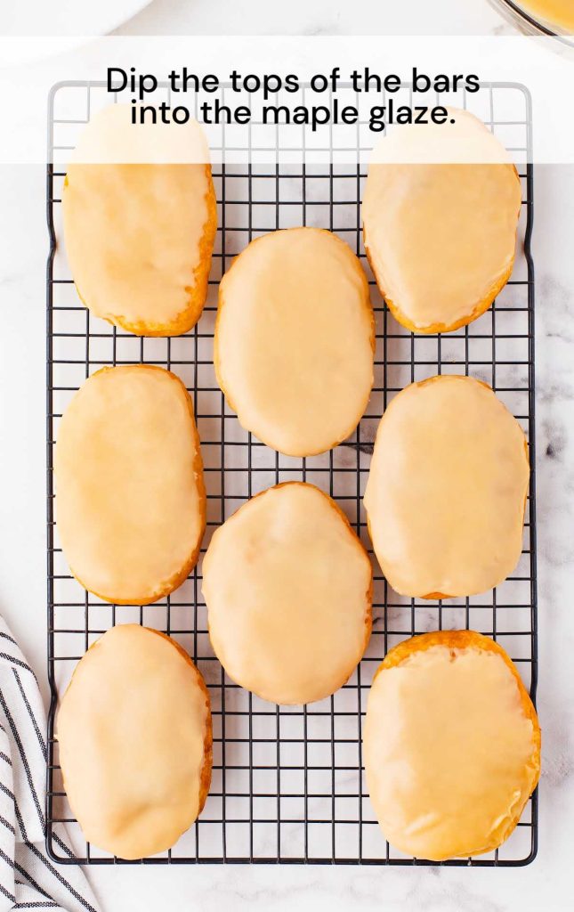 Easy 15 Minute Maple Bars - Pass the Dessert