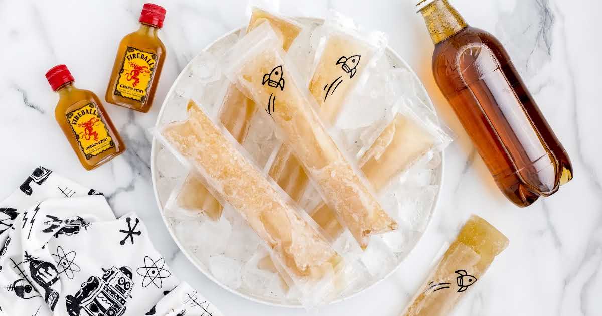 Fireball Whisky Popsicles - Pass the Dessert