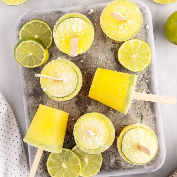 Margarita Popsicles - Pass the Dessert