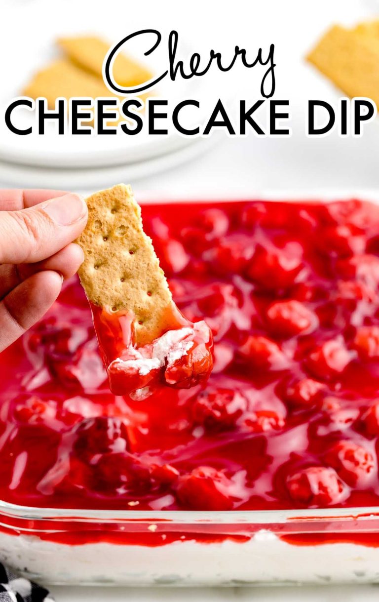 Cherry Cheesecake Dip - Pass the Dessert