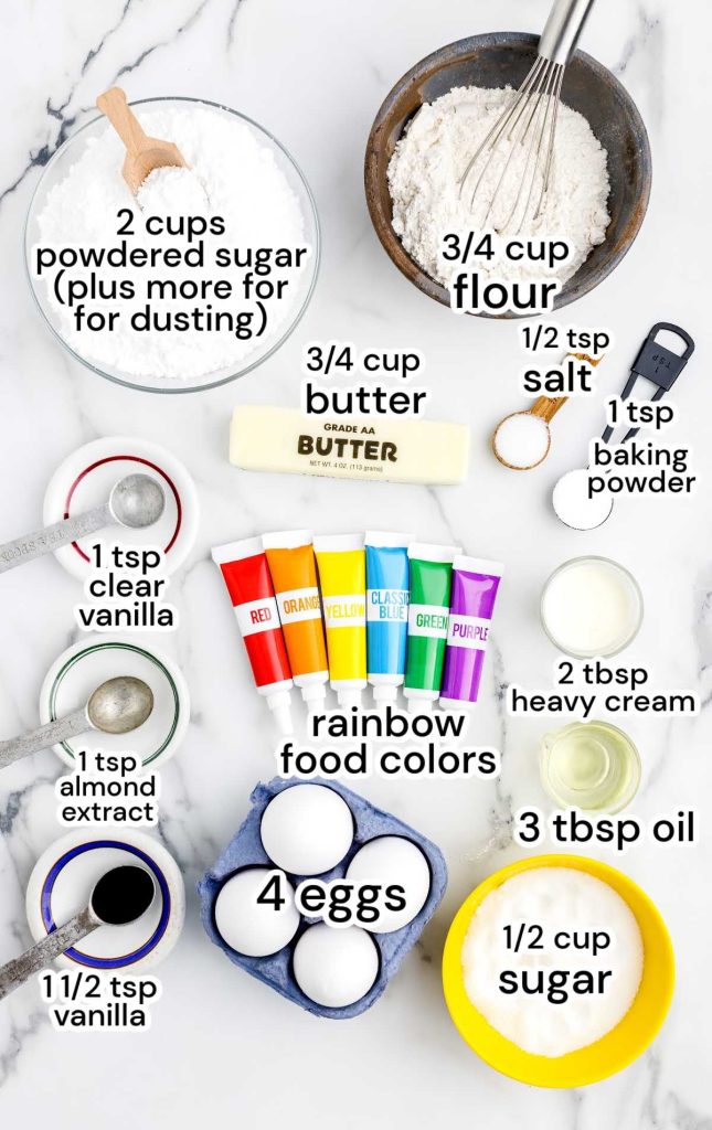 Rainbow Roll Cake - Pass the Dessert
