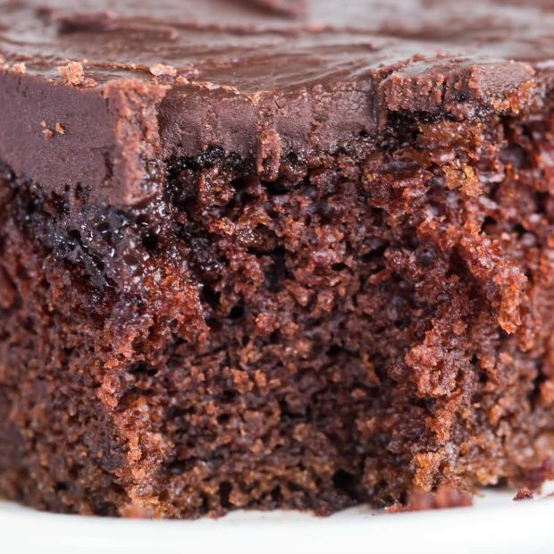 Busy Day Chocolate Cake - Pass the Dessert