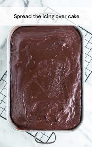 Busy Day Chocolate Cake - Pass the Dessert