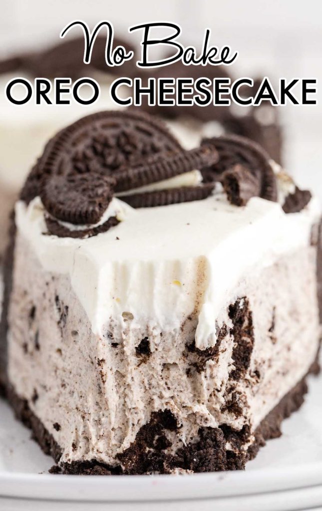 No Bake Oreo Cheesecake - Pass the Dessert