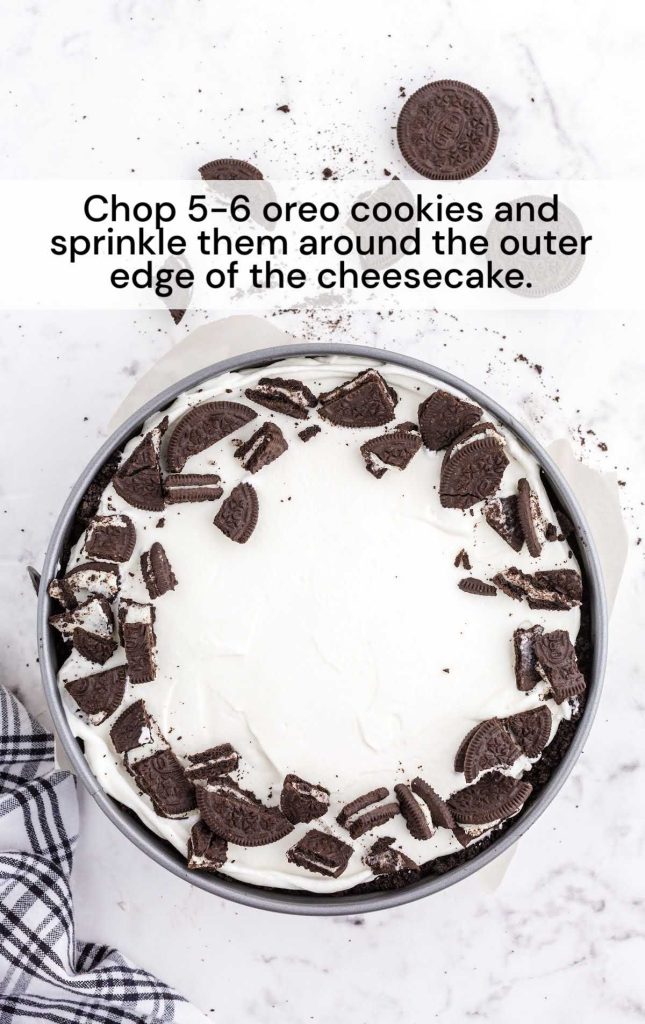 No Bake Oreo Cheesecake - Pass the Dessert