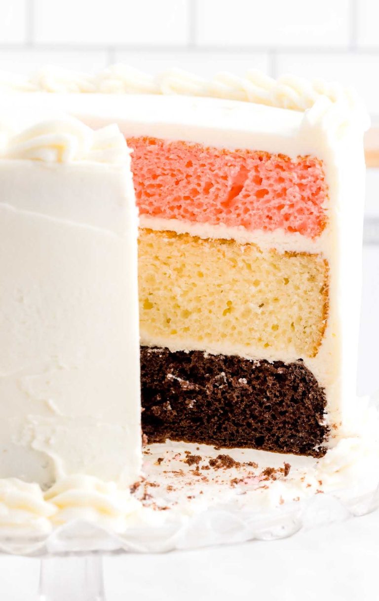 Neapolitan Cake - Pass the Dessert