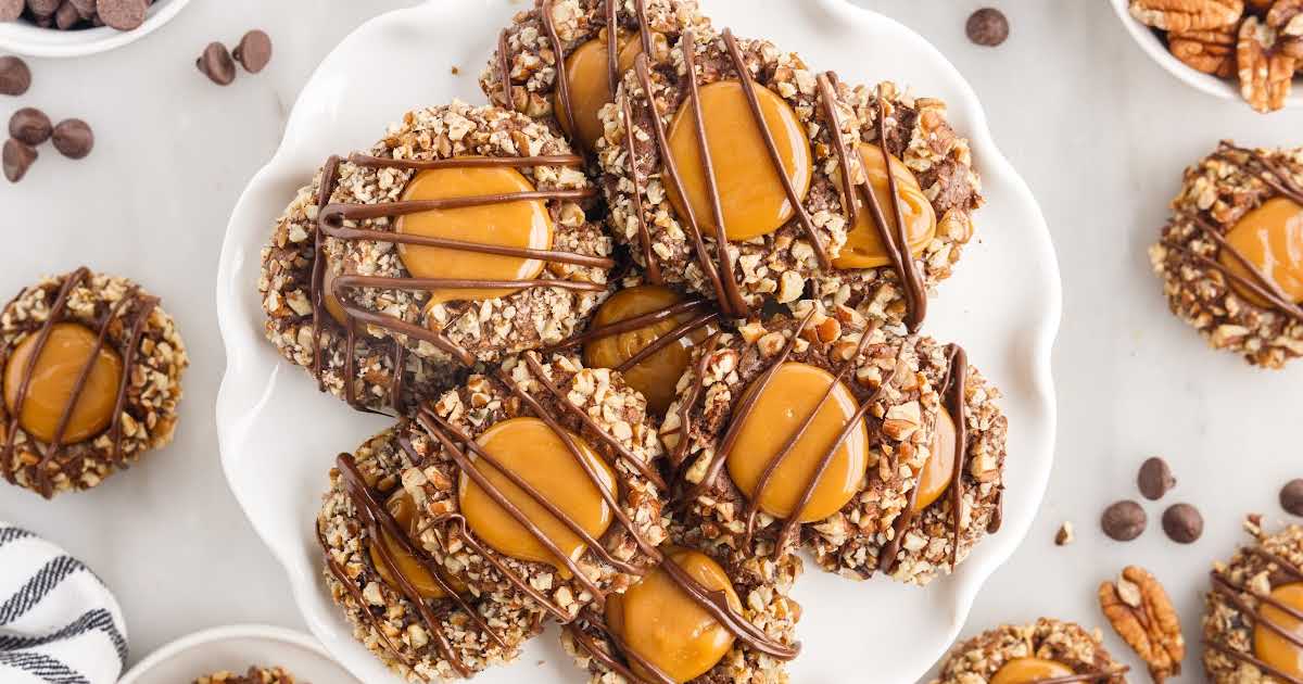 Turtle Cookies - Pass the Dessert