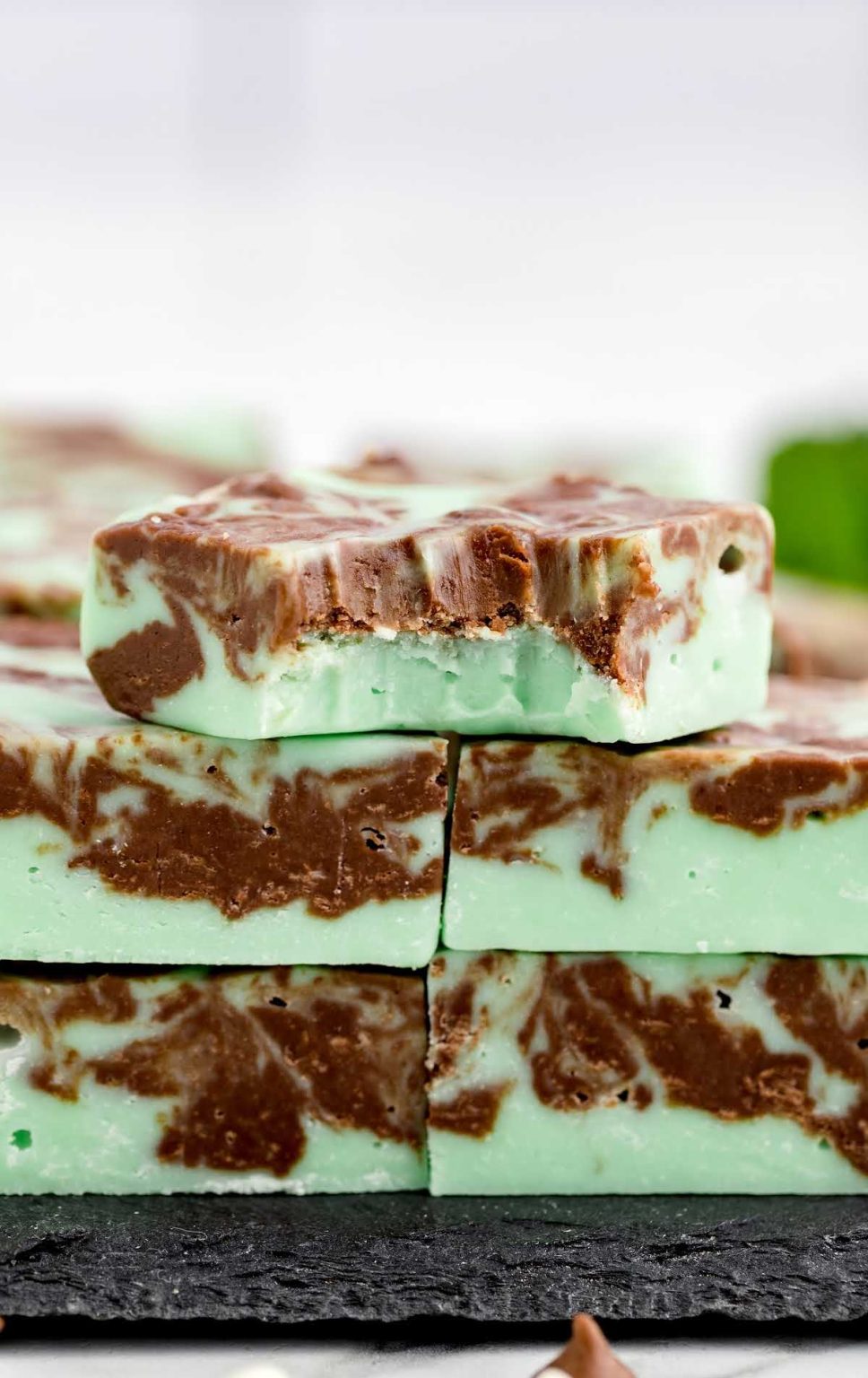 Mint Chocolate Fudge - Pass the Dessert
