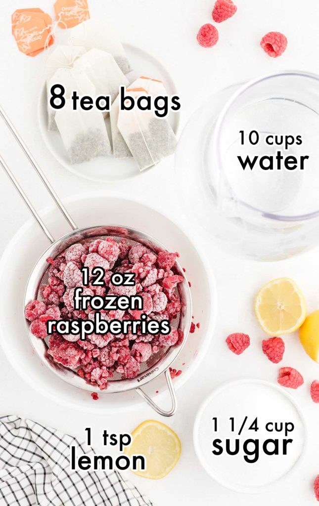 Raspberry Iced Tea - Pass the Dessert