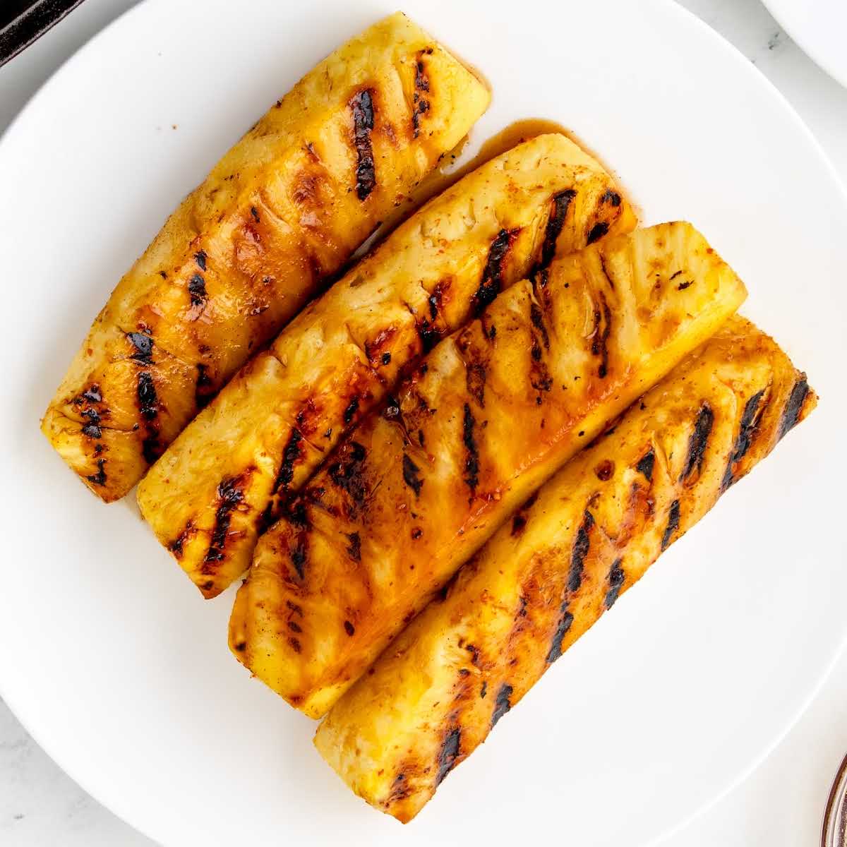 Brown Sugar Grilled Pineapple Pass The Dessert