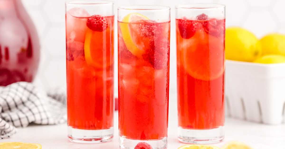 Raspberry Iced Tea - Pass the Dessert