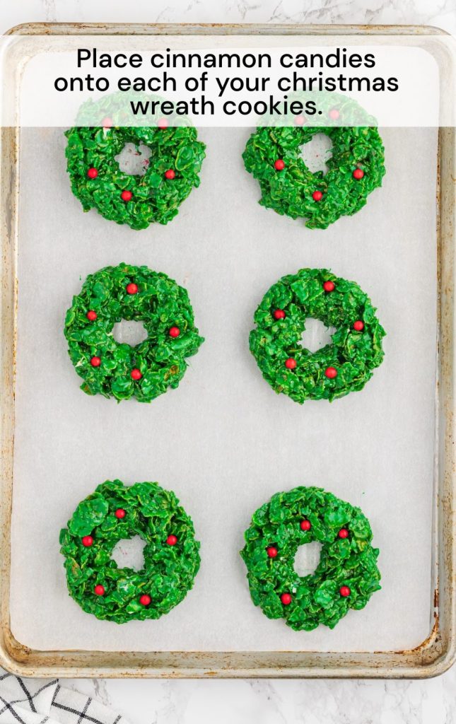 Christmas Wreath Cookies - Pass the Dessert