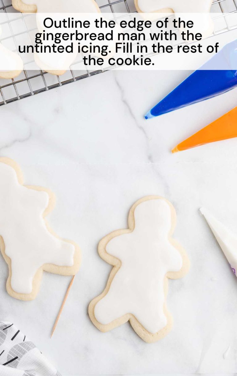 Gingerbread Man Sugar Cookies - Pass the Dessert