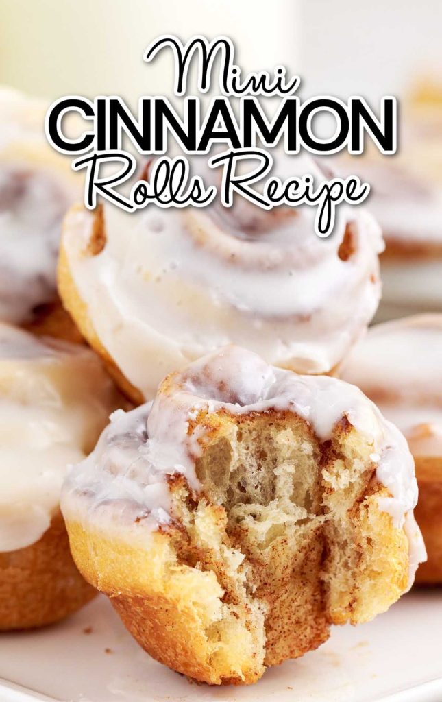 Mini Cinnamon Rolls - Pass the Dessert