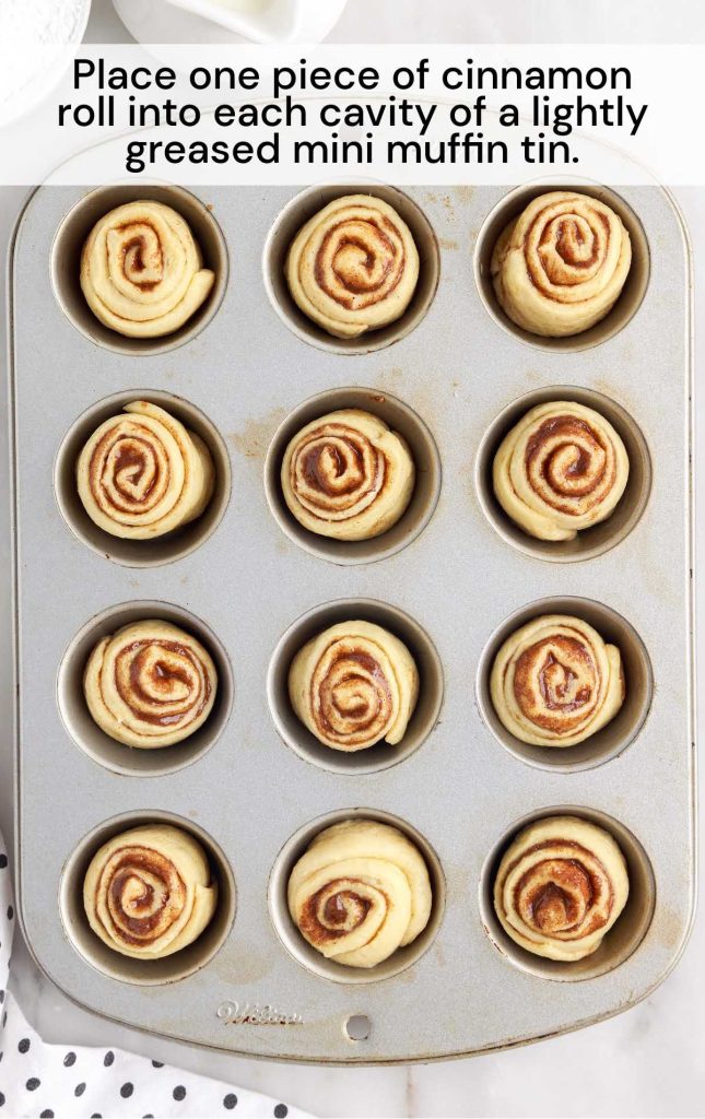 Mini Cinnamon Rolls - Pass the Dessert