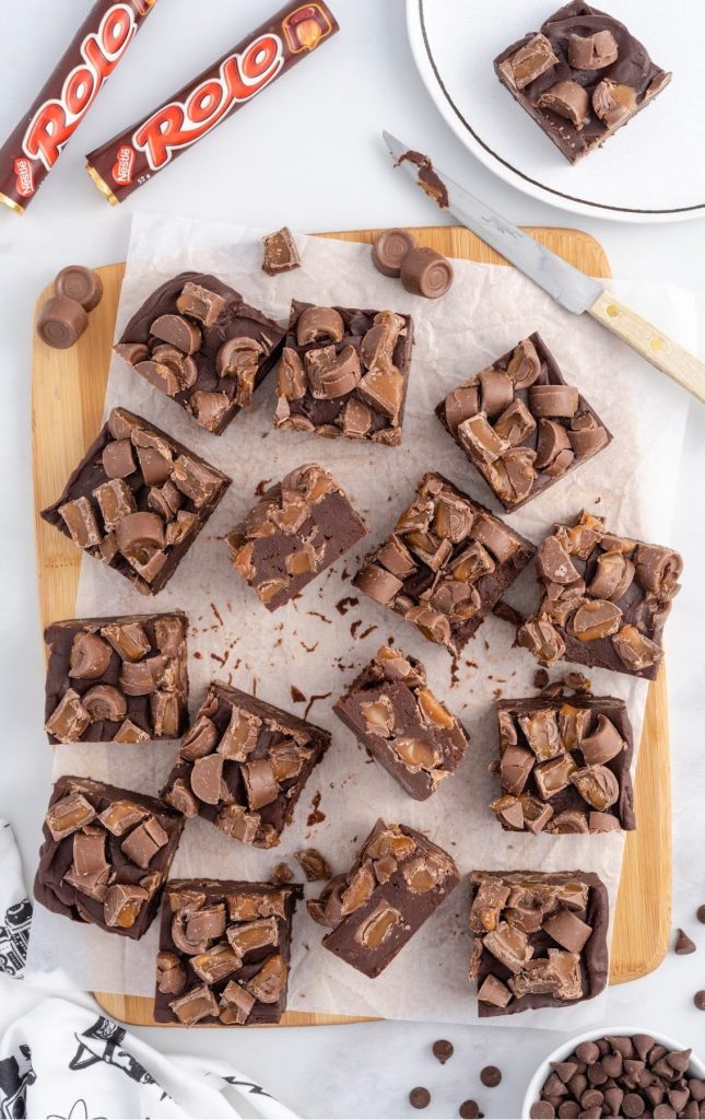 Rolo Fudge - Pass the Dessert