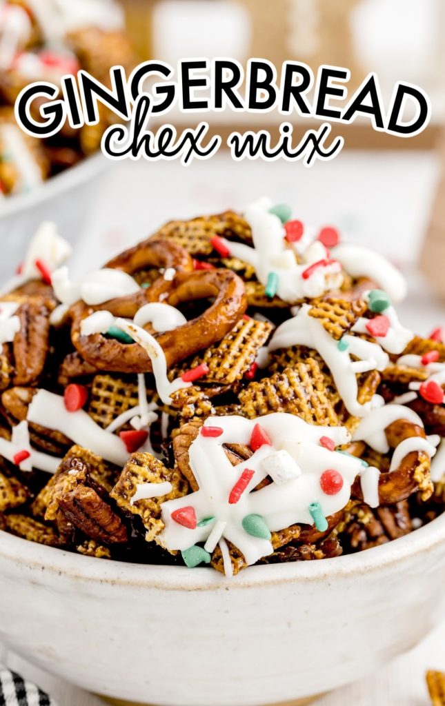 Gingerbread Chex Mix - Pass the Dessert
