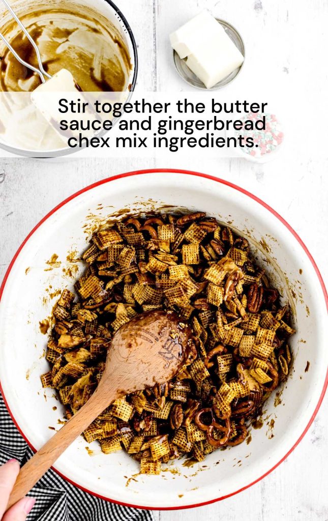 Gingerbread Chex Mix - Pass the Dessert