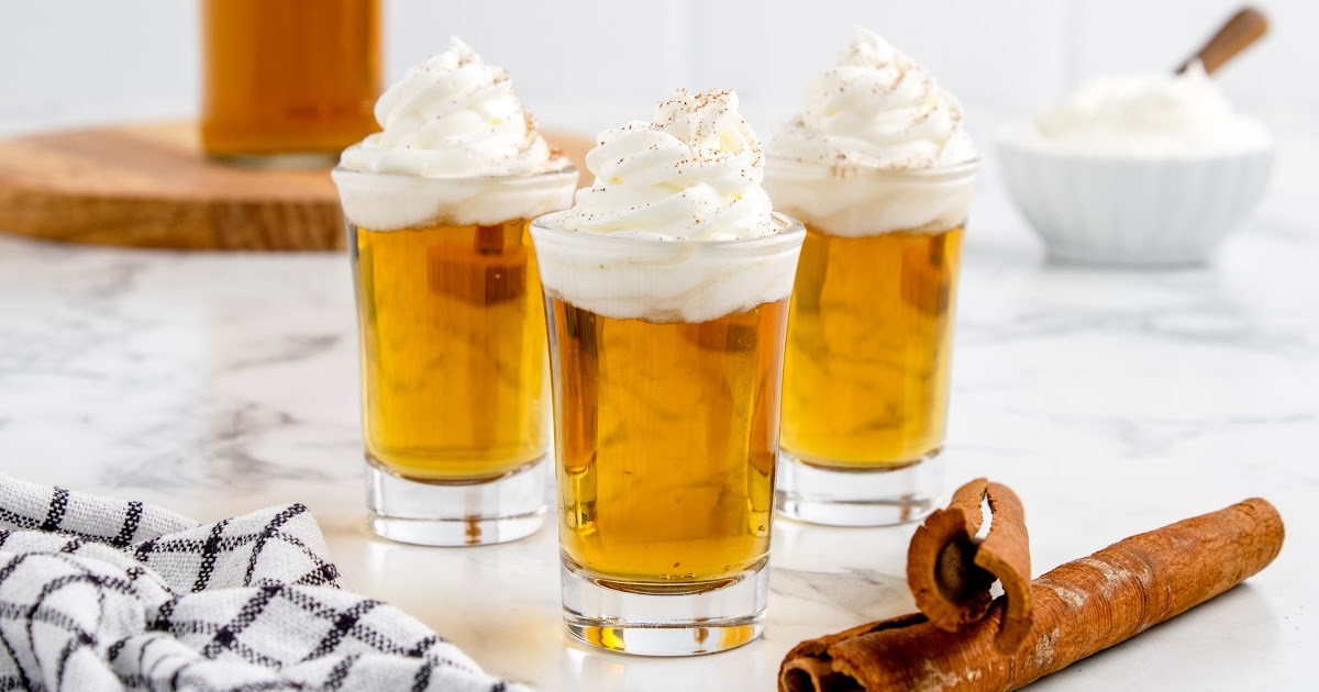 Cinnamon Roll Fireball Shot - Pass the Dessert
