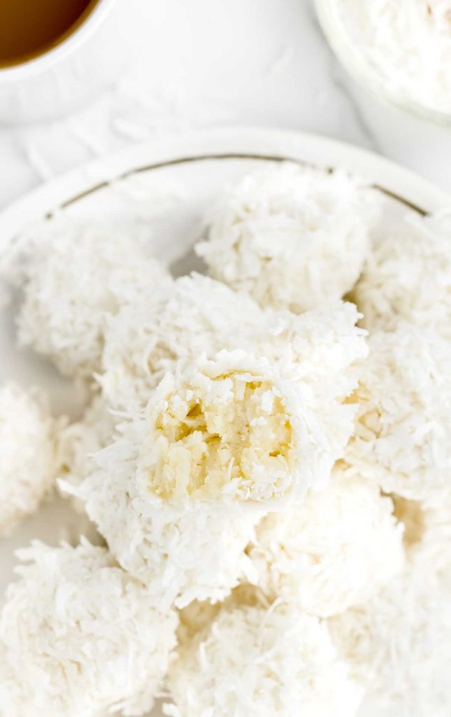 Coconut Snowballs - Pass the Dessert