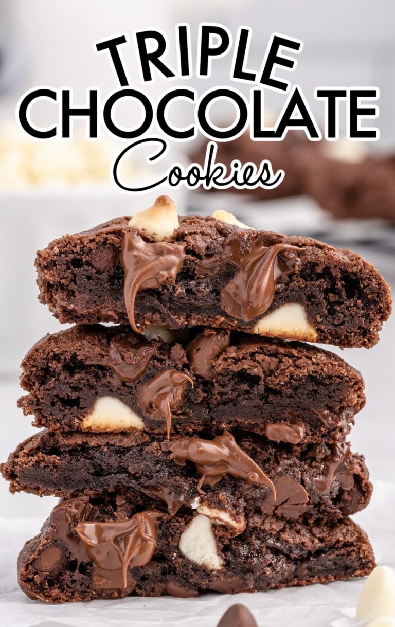 Triple Chocolate Cookies - Pass the Dessert
