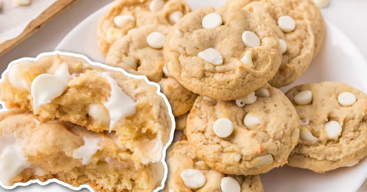 White Chocolate Chip Cookies - Pass the Dessert